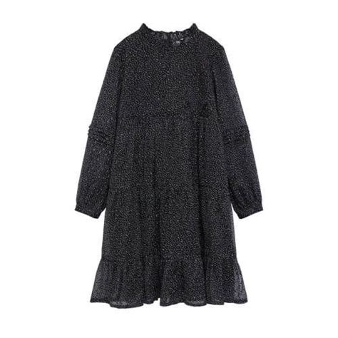 Mango Girls Frill Neck Printed Dress — Ufo No More