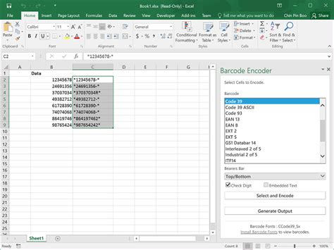 Connectcode Barcode Encoder App For Office