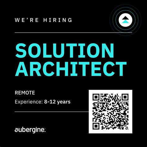 Aubergine Solutions On Linkedin Hiringnow Solutionarchitect Techjobs Remotework Itcareers