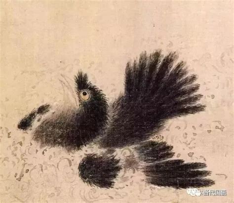 历代名家八哥国画一览 潘天寿