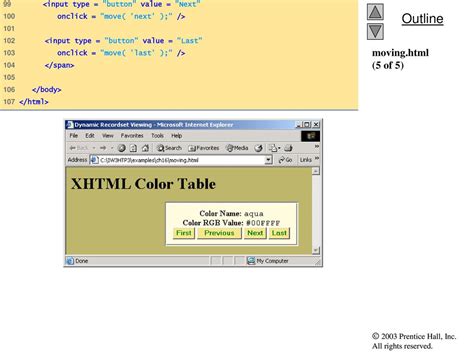 Chapter 16 Dynamic Html Data Binding With Tabular Data Control Ppt