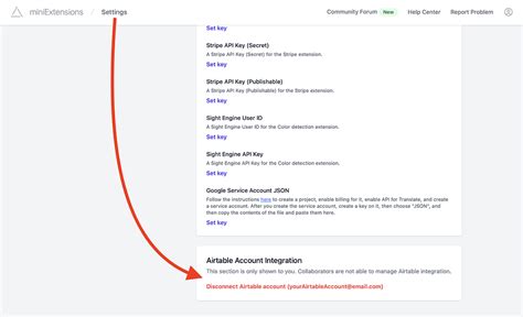 Integration Identify The Airtable Account Connected To Your Miniextensions Workspace New