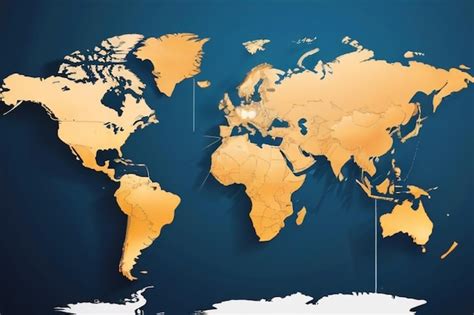 Premium Photo Pointers Direction Gps Navigation World Map