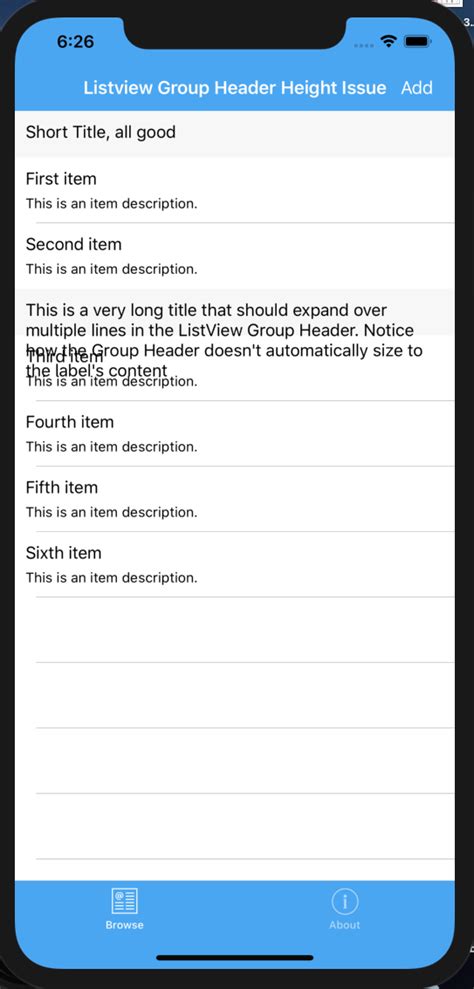 Bug ListView Group Header Height Doesn T Autosize To Content Issue