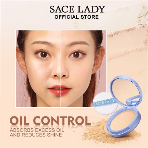 Sace Lady Face Powder Oil Control Matte Setting Powder Long Lasting