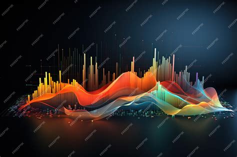 Premium Ai Image 3d Bar Graph Big Stock Financial Data Visualization Analysis Chart
