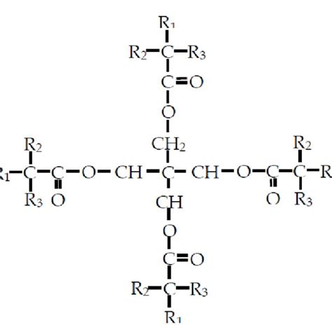 Synthetic Ester Structure Download Scientific Diagram