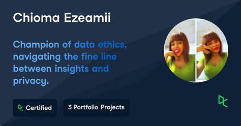 Chioma Ezeamii Data Analyst