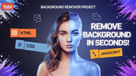 Build Your Own Free Ai Background Remover With Html Css And Js Youtube