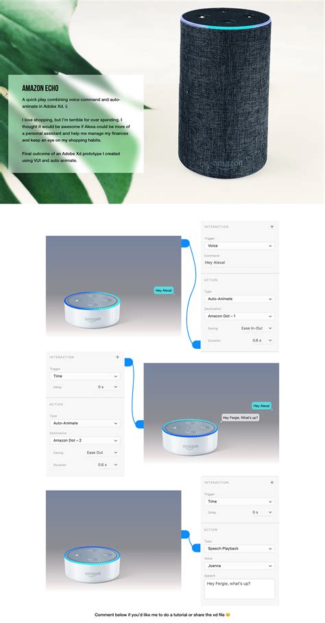 Ux Vui Alexa Skill Concept On Behance