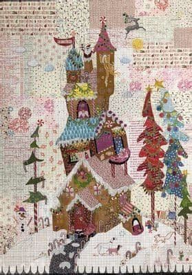 Gingerbread House Laura Heine Collage Fabric Kit 99358513