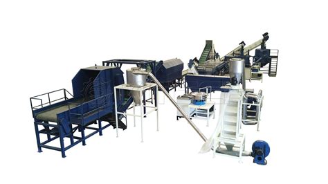 500kgh Ldpe Film Recycling Washing And Pelletizing Line Kitech