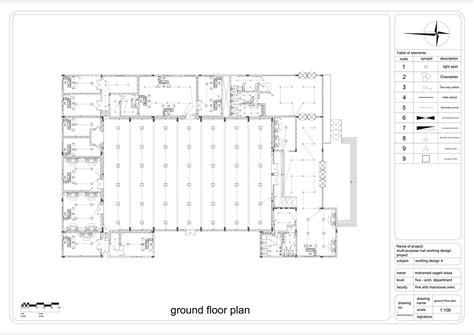 Multi Purpose Hall Working Design Project Behance