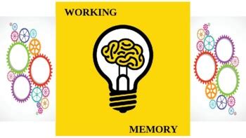 WORKING MEMORY Executive Functioning Practice By Speechie Educator