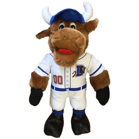 Durham Bulls Wool E Bull Mascot Plush Durham Bulls Official Store