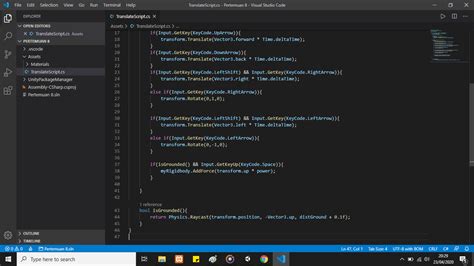 Tutorial Unity 3D Pertemuan Ke 8 Membuat Translate Dan Raycast