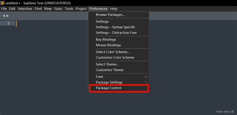 sublime text 4 安装与配置 包含右键菜单打开文件、文件夹 sublime text 右键 csdn博客