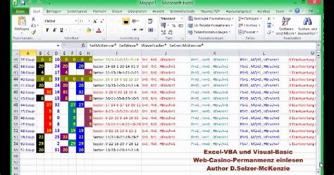 Börsen Trading Sportwetten Selzer McKenzie Excel VBA Visual Basic Web
