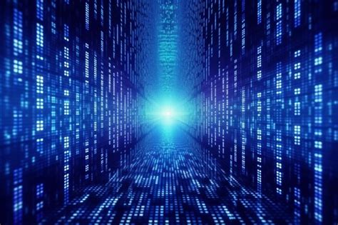 Premium Ai Image Binary Code Abstract Technology Background Big Data