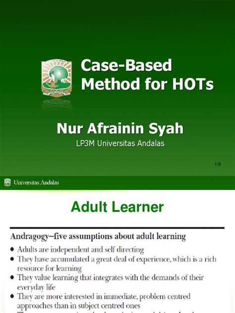 Case Based Method Pdf Learning Educational Assessment
