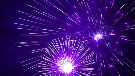Purple Firework In The Night Sky Violet Fireworks The Cloud Awards