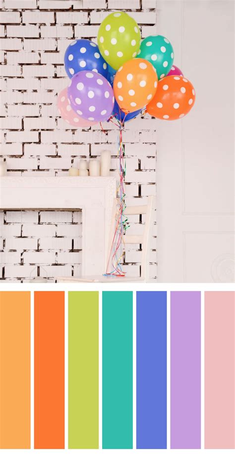 Birthday Colors Palette