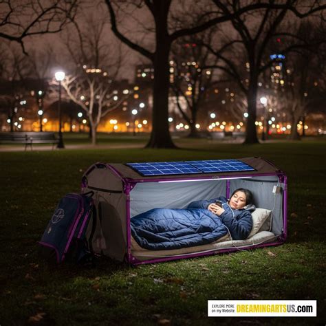 Backpack Bed With Solar Panel A Backpack That Becomes A Bed