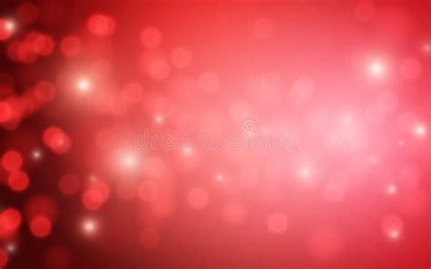Red Color Bokeh Soft Light Abstract Background Vector Eps 10 Illustration Bokeh Particles Stock