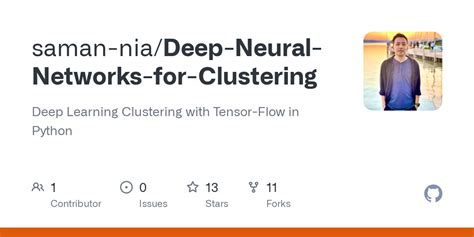 Github Saman Nia Deep Neural Networks For Clustering Deep Learning Clustering With Tensor