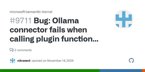 Bug Ollama Connector Fails When Calling Plugin Functions That Have Parameters With Guid Type