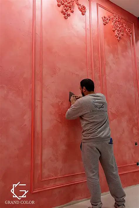 დეკორატიული კედელი მიკროცემენტი ვენეციანკა ქვის ფაქტურა