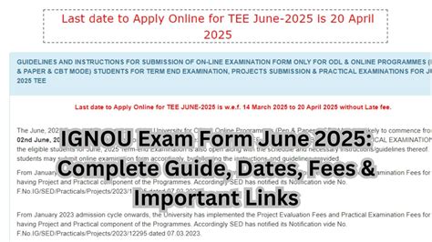 Ignou Assignment Submission Link 2025 A Complete Guide