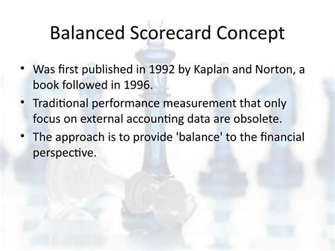 Performance Measurement Using Balanced Scorecard Pptx
