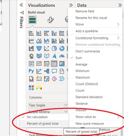 Solved Help With Percentage In Matrix Table With Hierarch