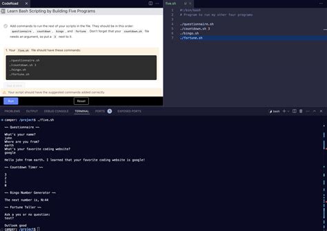 learn bash scripting by building five programs backend development