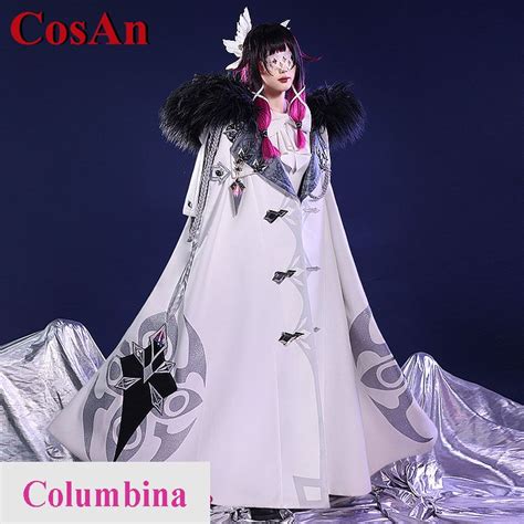 Cosan Game Genshin Impact Columbina Cosplay Costume Fatui Maiden