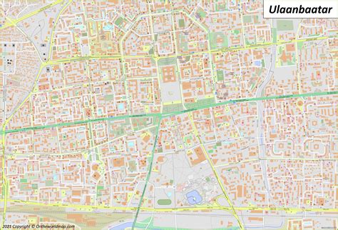 Ulaanbaatar Map Ulaanbaatar City Group
