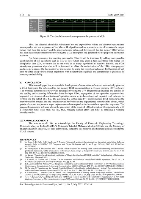Automatic Generation Of User Defined Test Algorithm Description File For Memory Bist