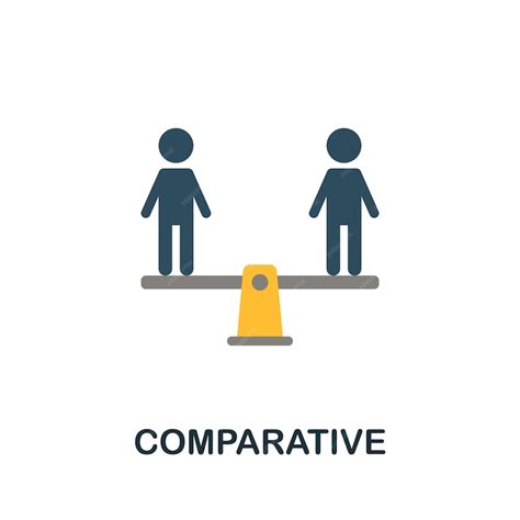 비교 아이콘 데이터 분석 컬렉션에서 플랫 기호 요소 웹 디자인 템플릿 Infographics 등을 위한 크리에이 티브 비교 아이콘 프리미엄 벡터