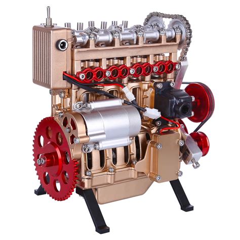 Teching Engine Assembly Kit Full Metal 4 Cylinder Car Engine Building