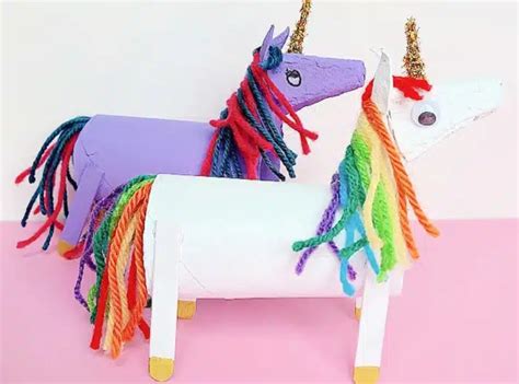 10 Diy Unicorn Crafts Ideas Using Scrap Materials Julie Ann Art