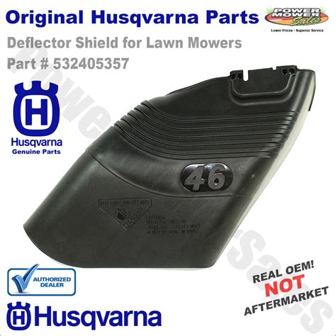 Genuine Oem Husqvarna Deflector Shield Grass Chute For Lawn Mowers