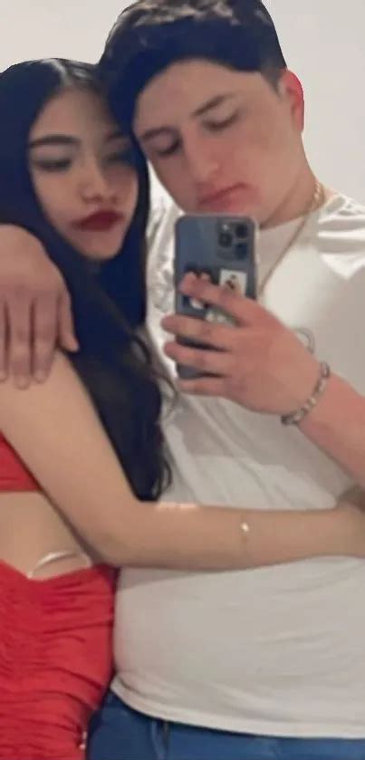 Romantic Couple Embrace Wallpaper Free Download