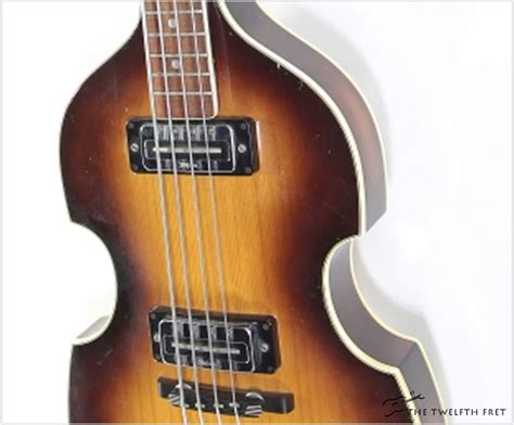 Hofner 5001 Violin Beatle Bass Sunburst 1968