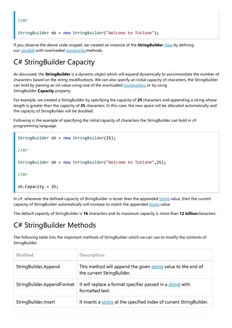 Solution What Is String Builder With Examples In C Sharp Visual