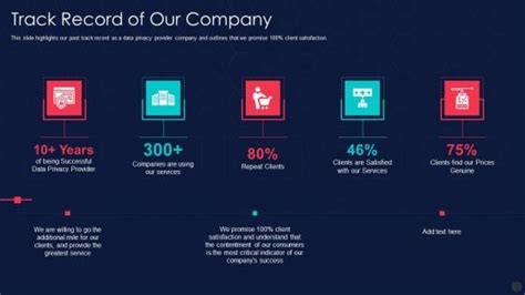 Company Track Record PowerPoint Templates Slides And Graphics