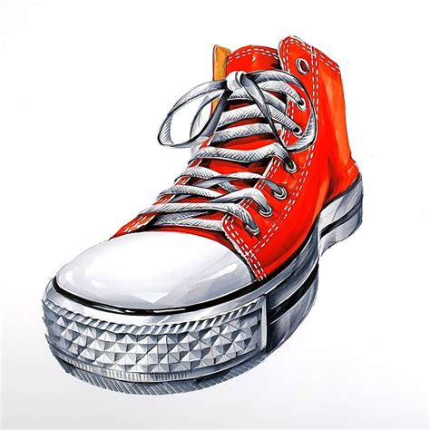 서초천년의미소 너구리쌤 기초디자인 On Instagram 서초천년의미소 너구리쌤 컨버스신발 단계작 서울여대 공모전 소재인 컨버스 운동화입니다 공모전 작품그리는데