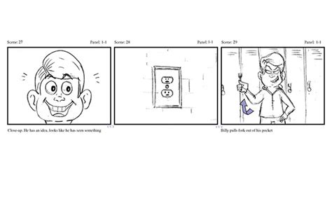 Storyboard The Haircut On Behance