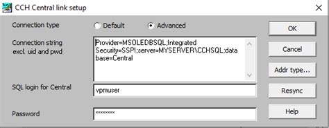Sql Server Connection String Cch Software User Documentation