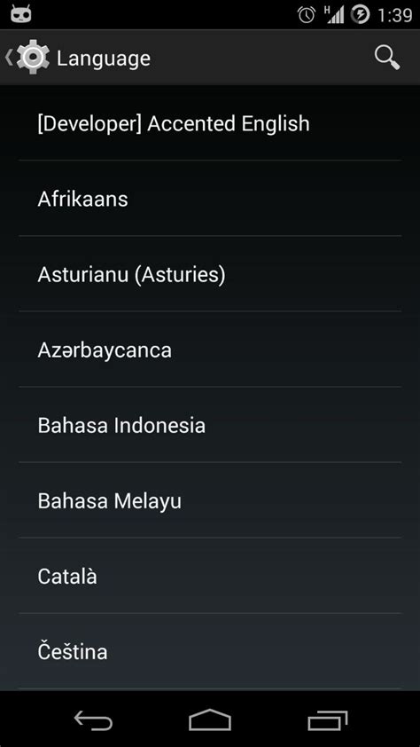 How To Get List Of Languages And Input Languages In Android Stack Overflow